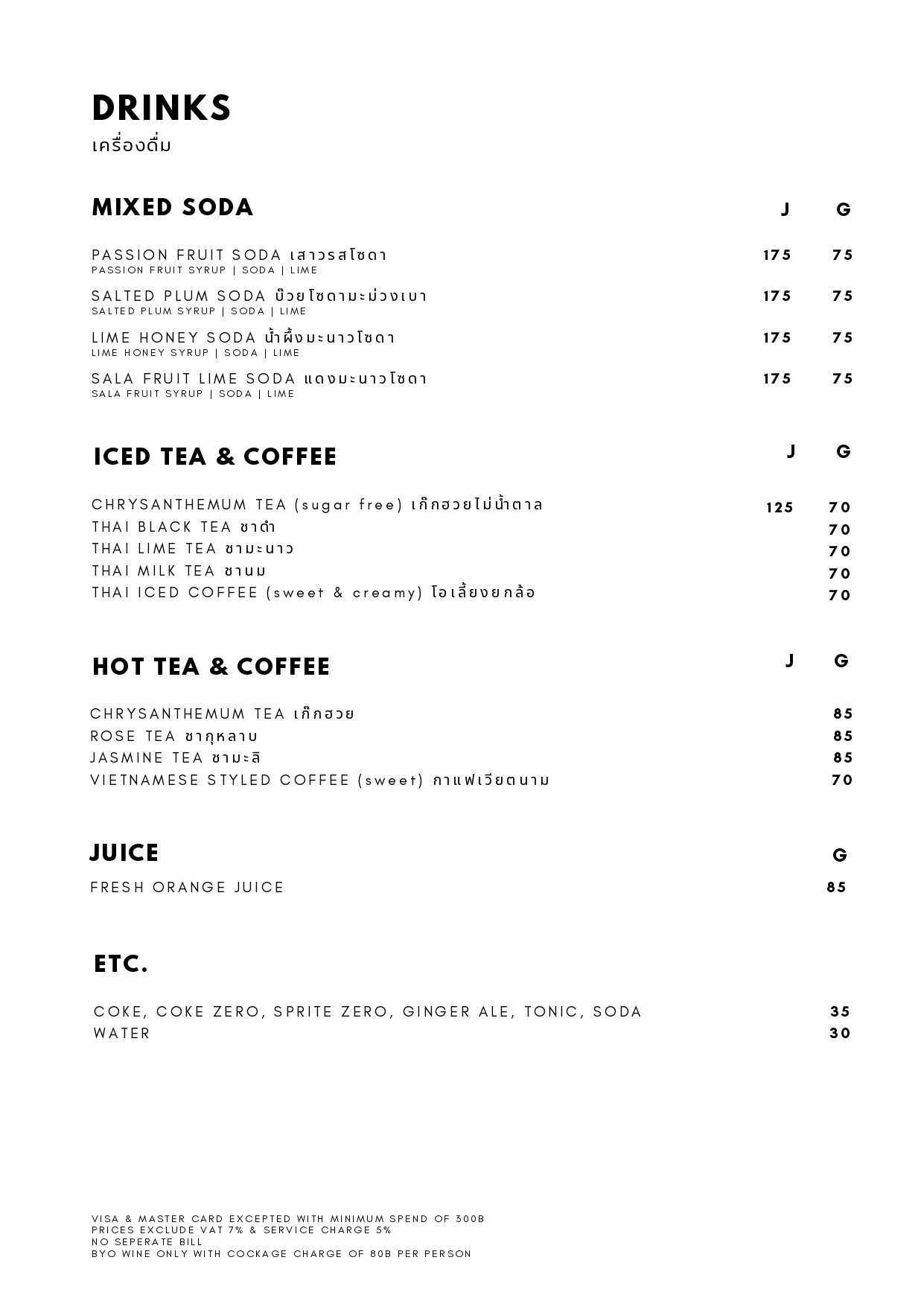 Menu – Lon Lon Local Diner : Khao Tom Diner